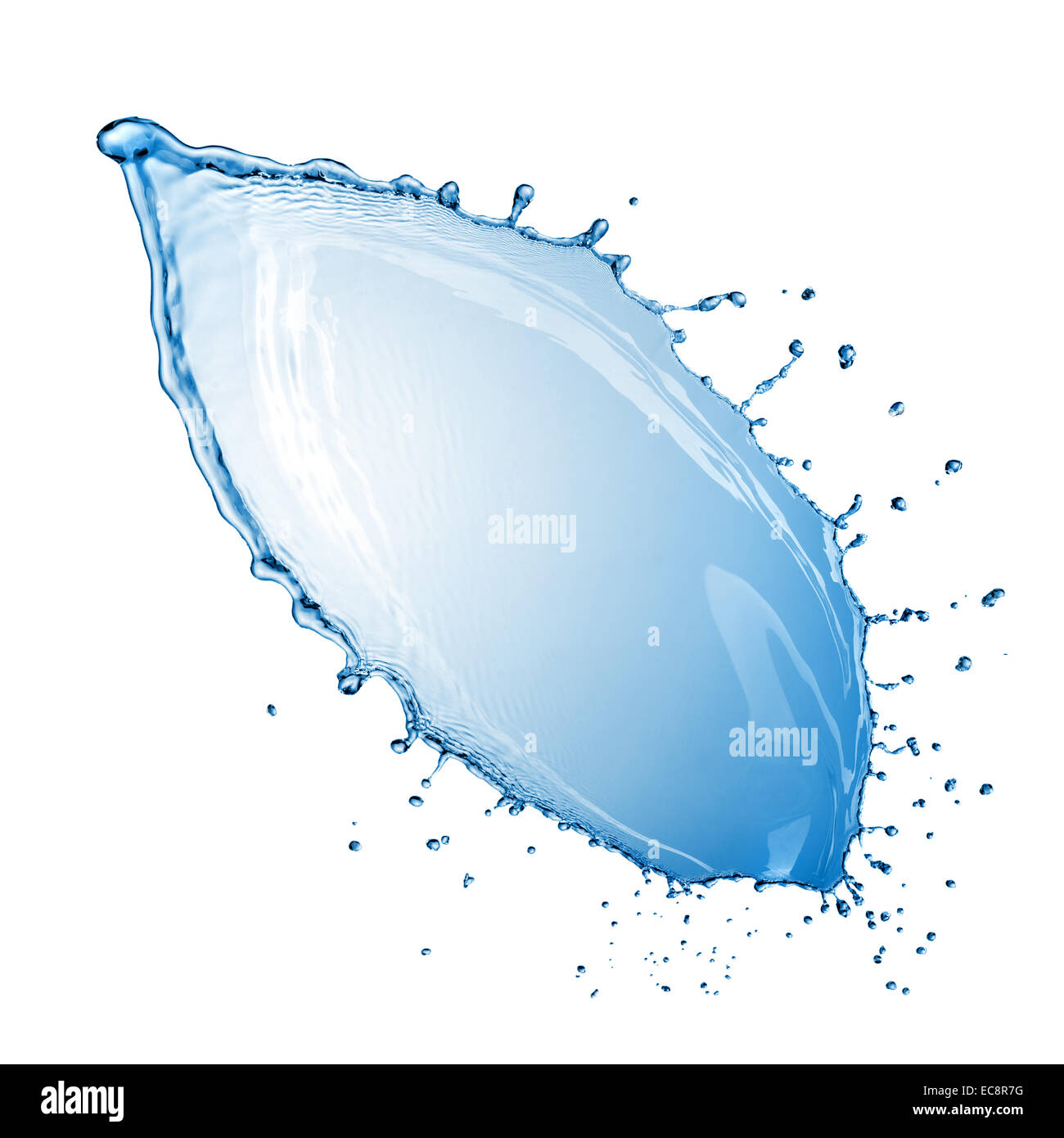water splash isolated on white Stock Photo - Alamy