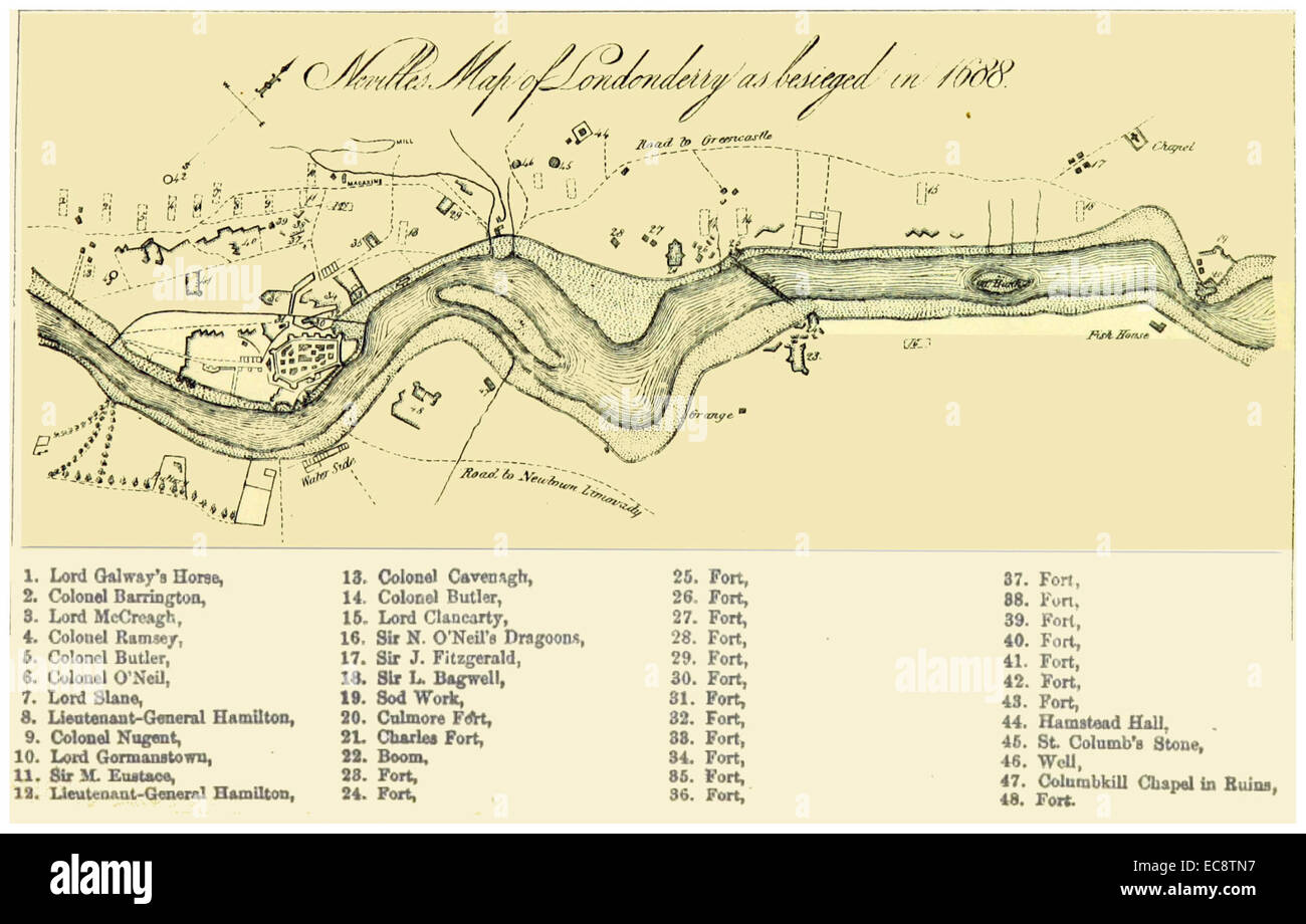 Londonderry siege history hi-res stock photography and images - Alamy