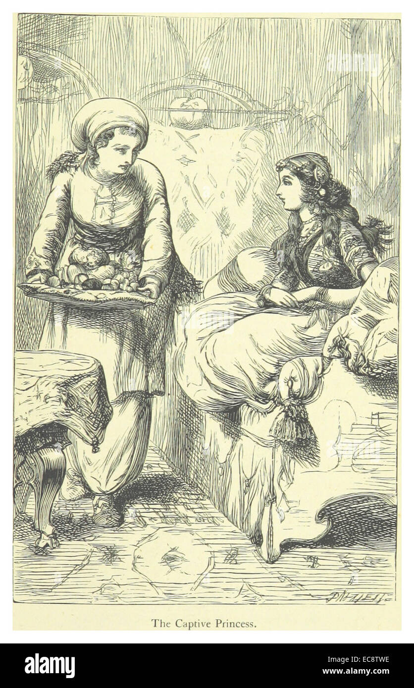 Illustration the captive princess hi-res stock photography and images ...