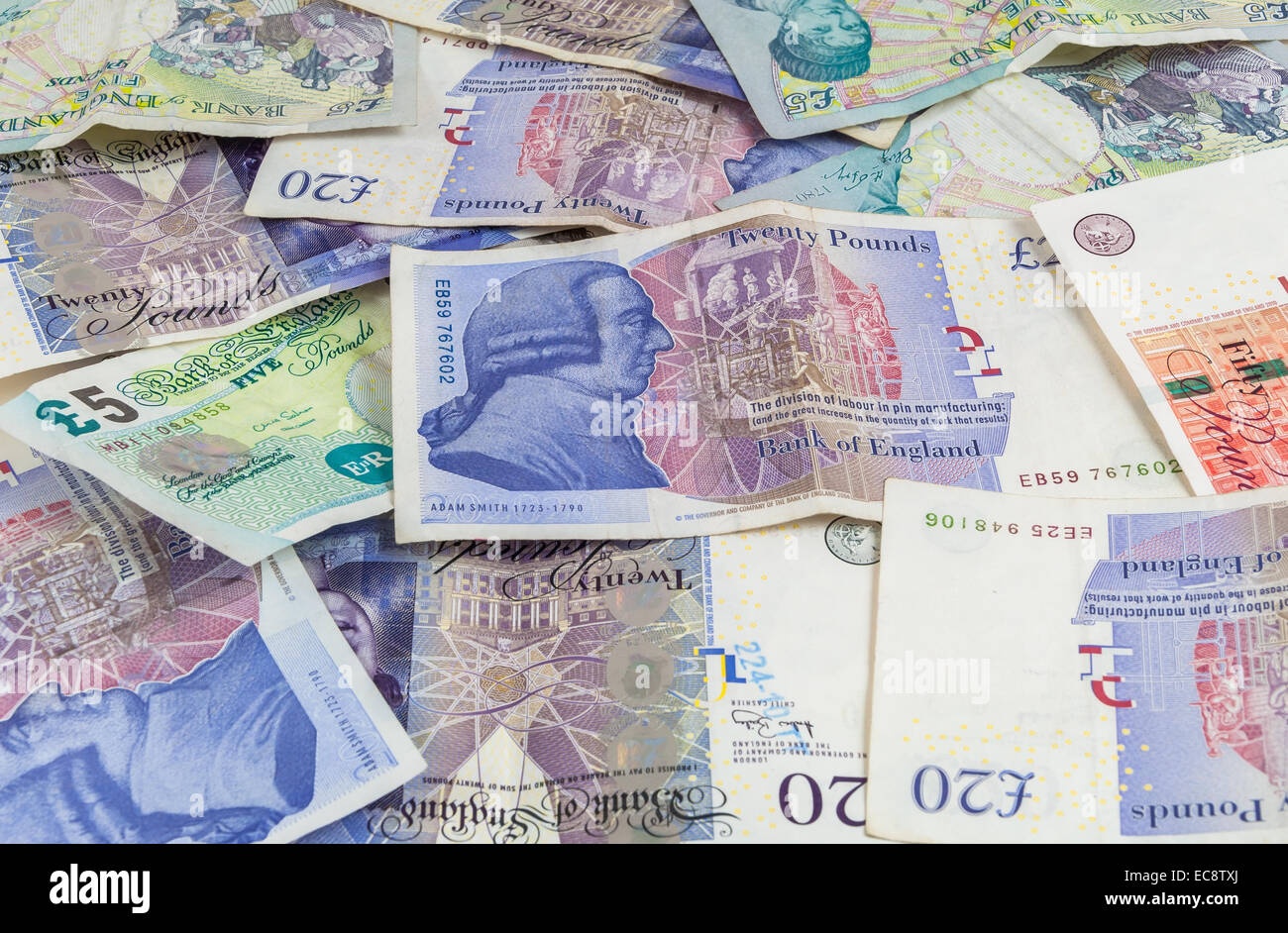 Money pile cash gbp hi-res stock photography and images - Alamy
