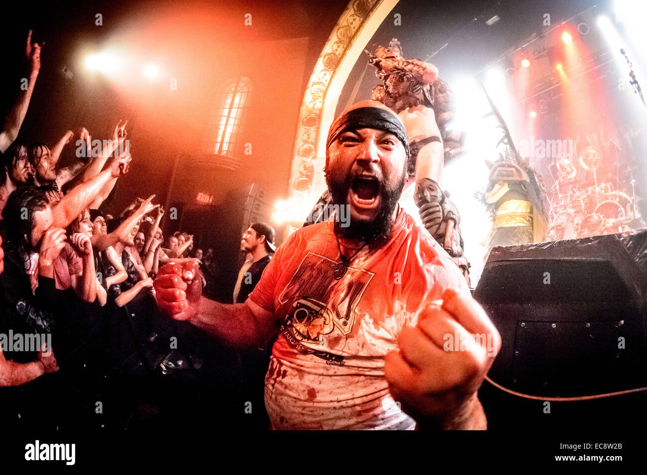 Toronto, Ontario, Canada. 9th Dec, 2014. American thrash metal band ...