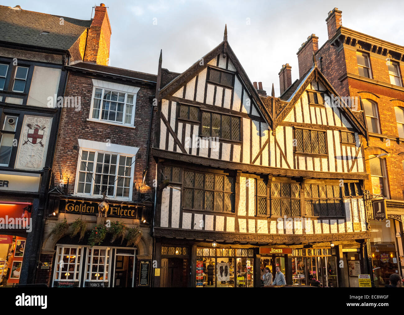 Buildings in the Pavement, York, York, Yorkshire UK Stock Photo - Alamy
