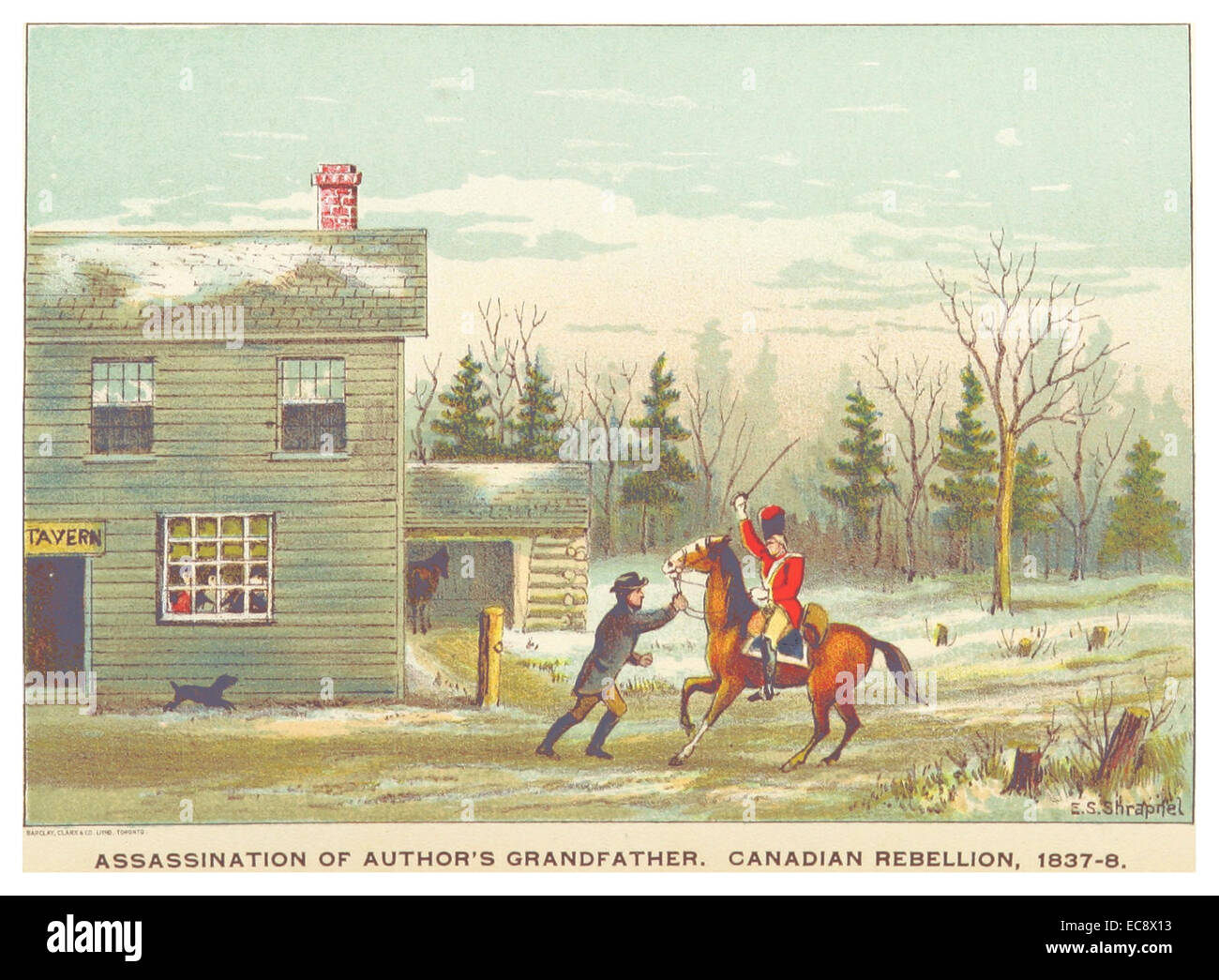 This 1898 illustration by Conant depicts the assassination of Thomas ...