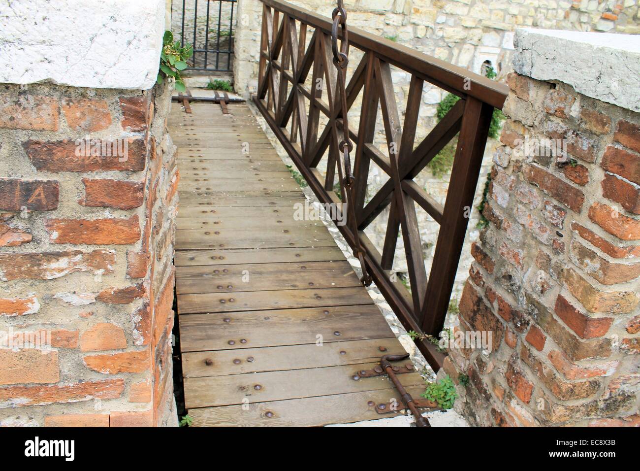 castle drawbridge in brescia, Italy Stock Photo - Alamy