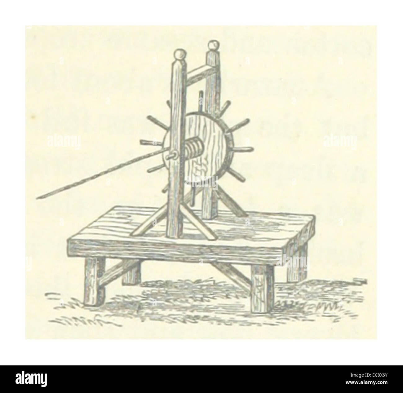 This 1879 illustration by Davis shows native tools, including a ...