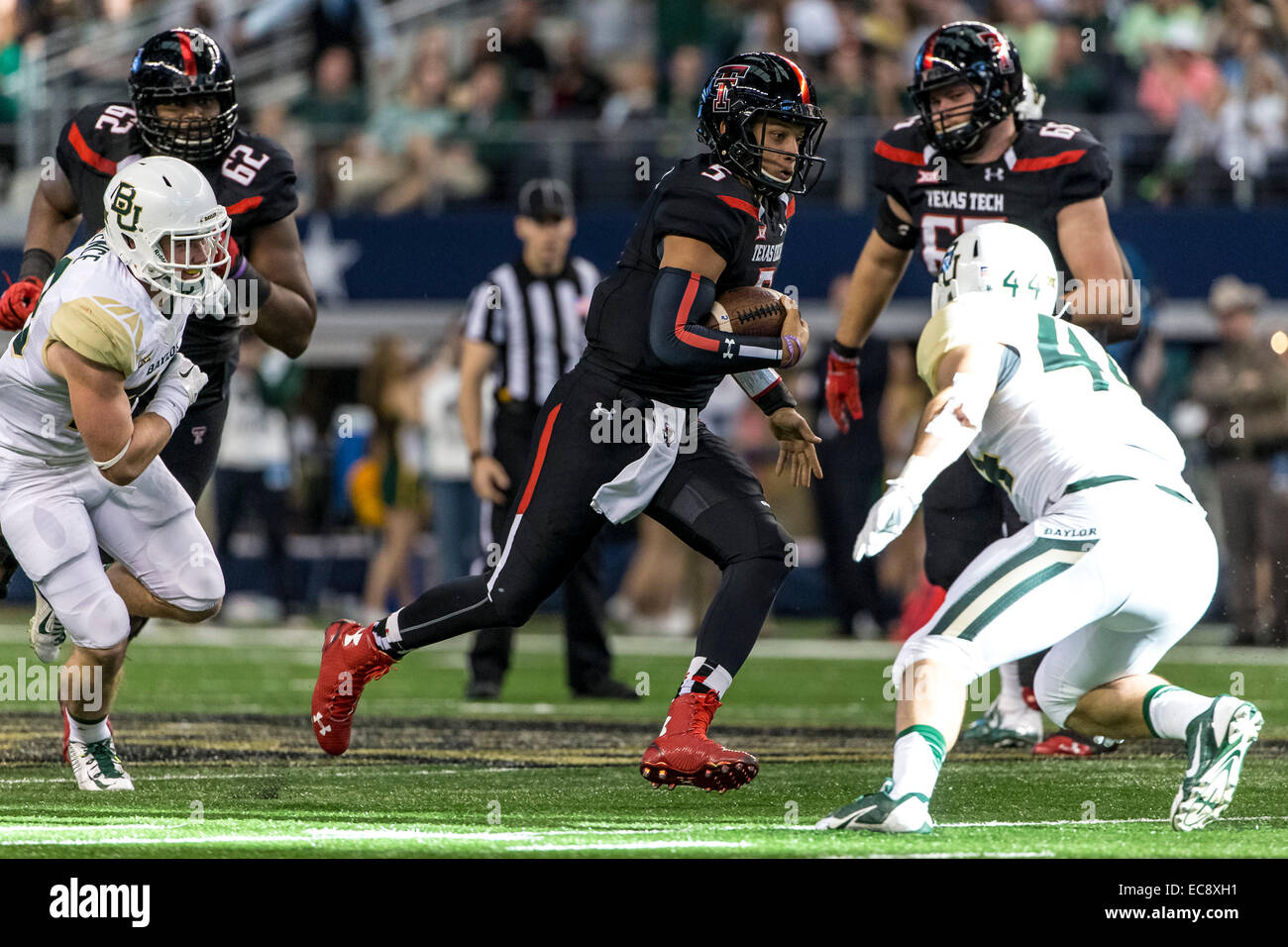 November 29, 2104: Texas Tech Red Raiders quarterback Patrick Mahomes ...