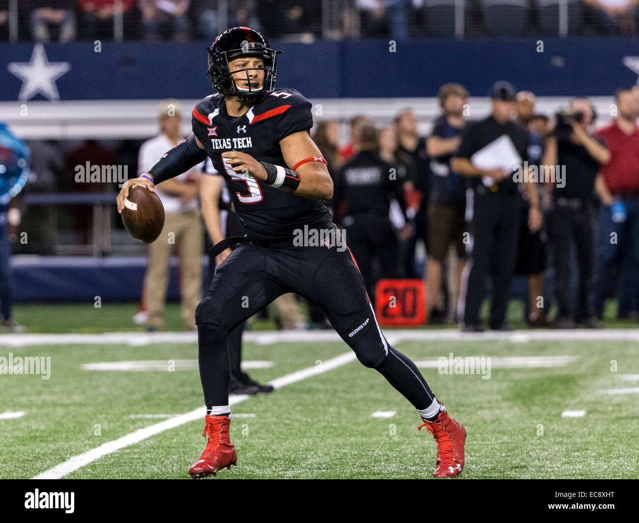 November 29, 2104: Texas Tech Red Raiders quarterback Patrick Mahomes ...