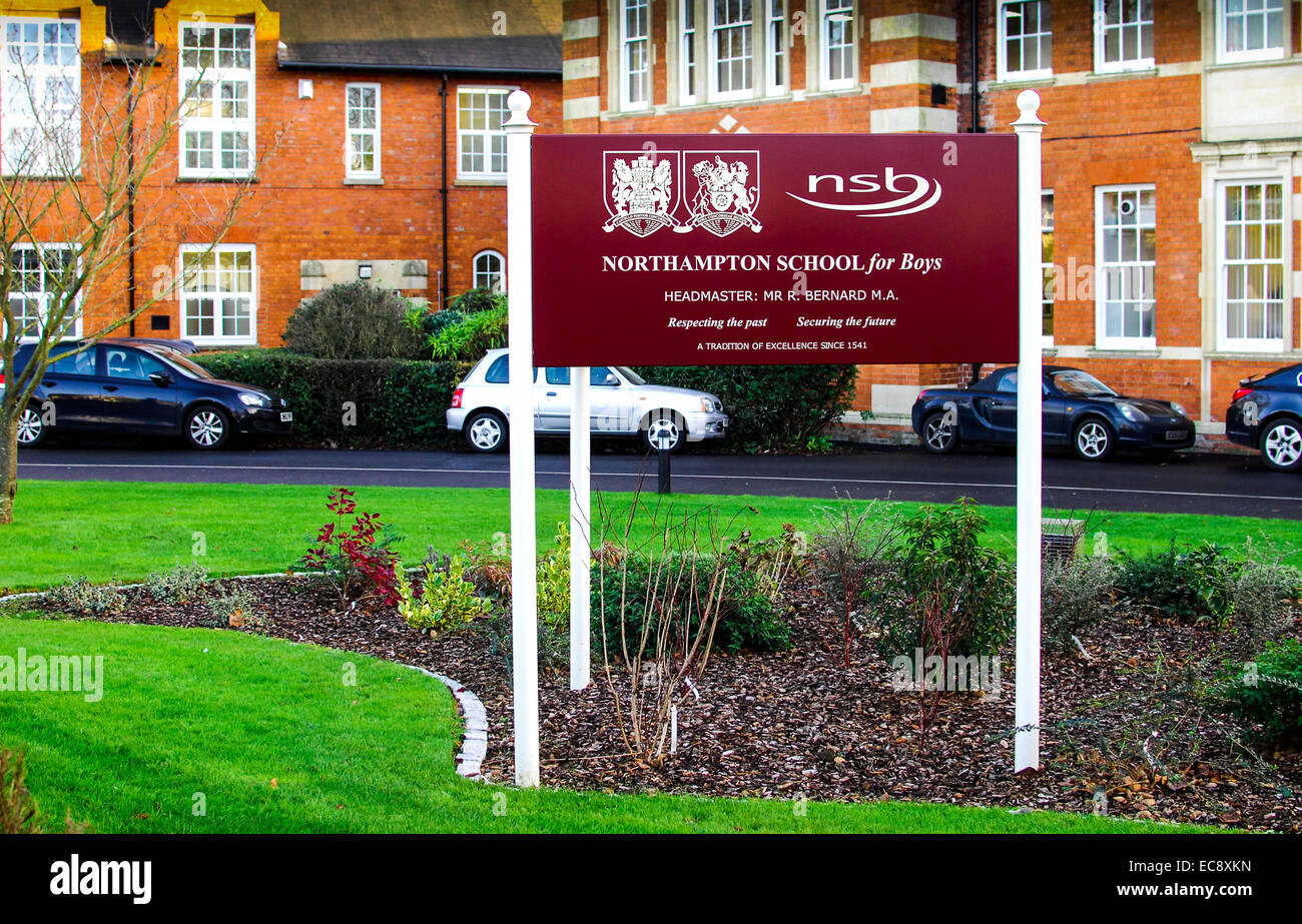 Northampton school for boys Stock Photo - Alamy