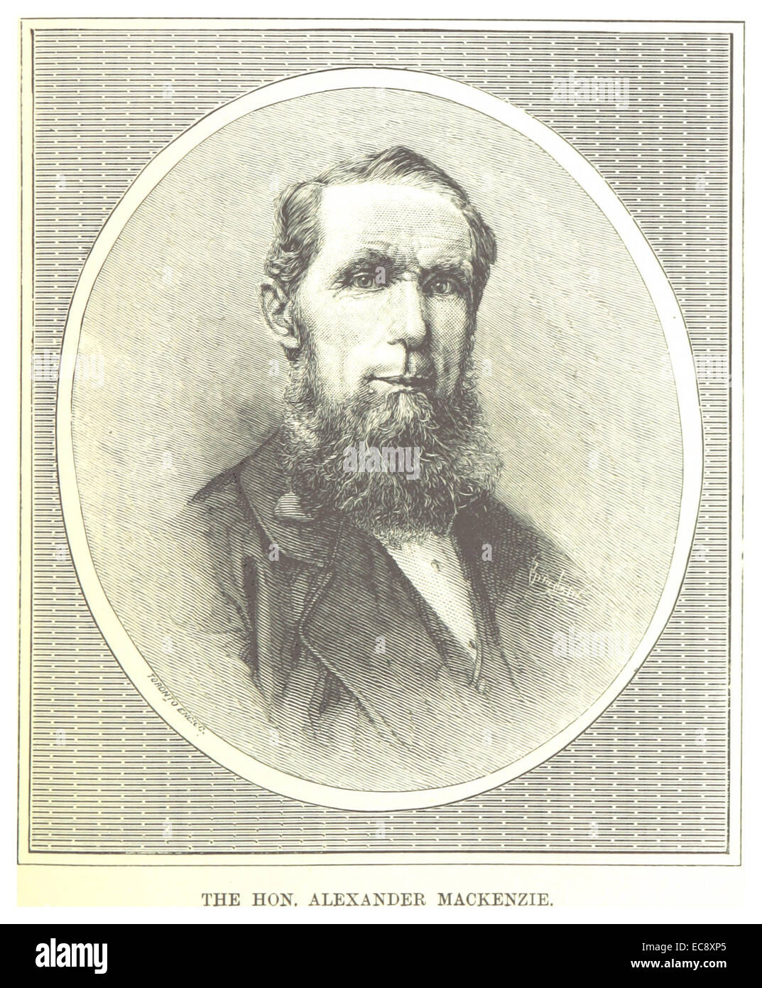 This 1881 illustration by Dent features Alexander Mackenzie, a notable ...