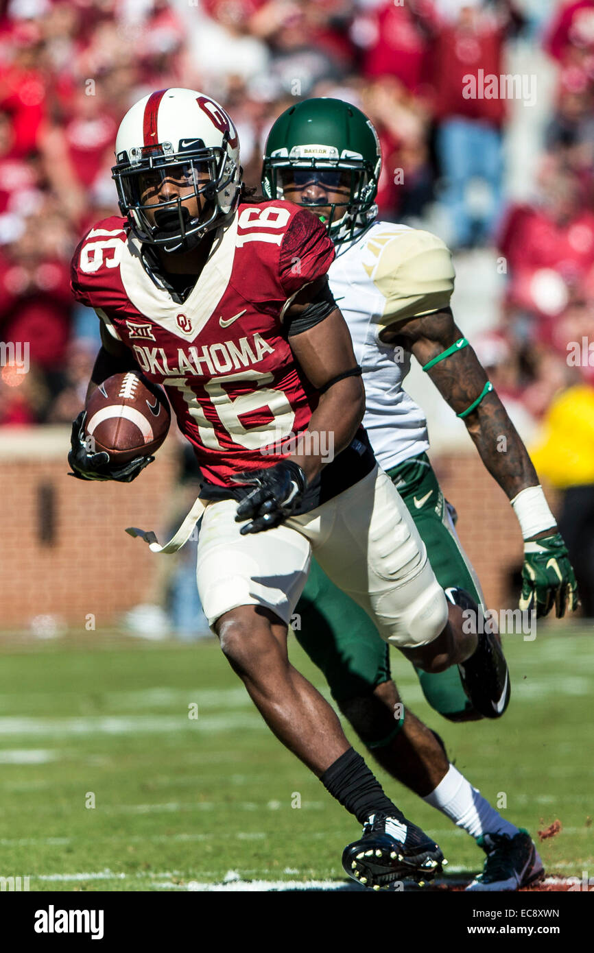 November 8, 2104: Oklahoma Sooners wide receiver Michiah Quick (16 ...