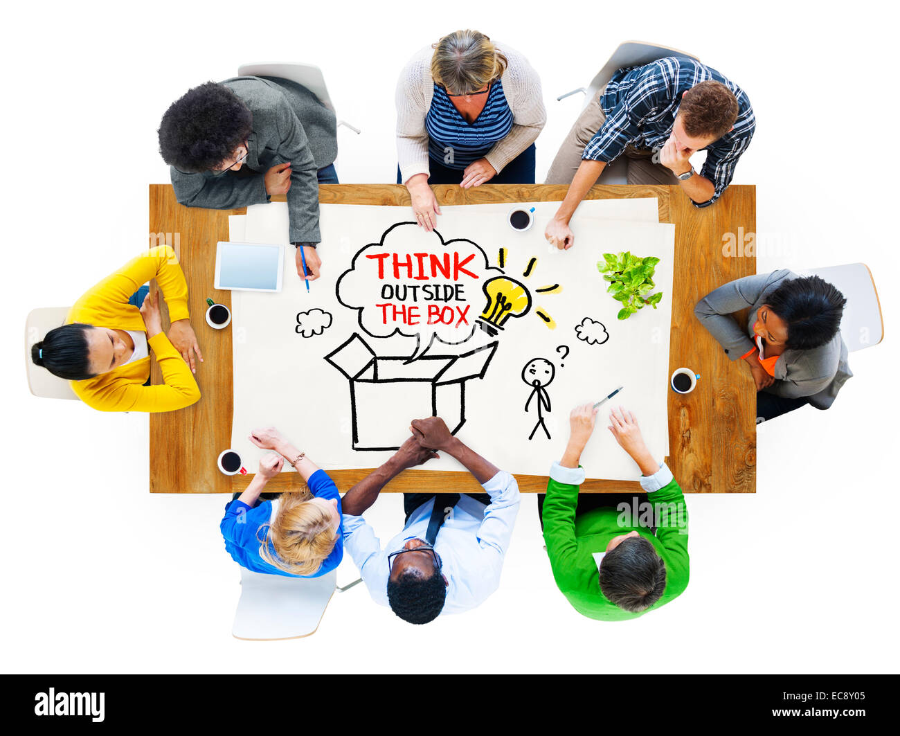 People Meeting Discussion Sharing Studying Concept Stock Photo - Alamy