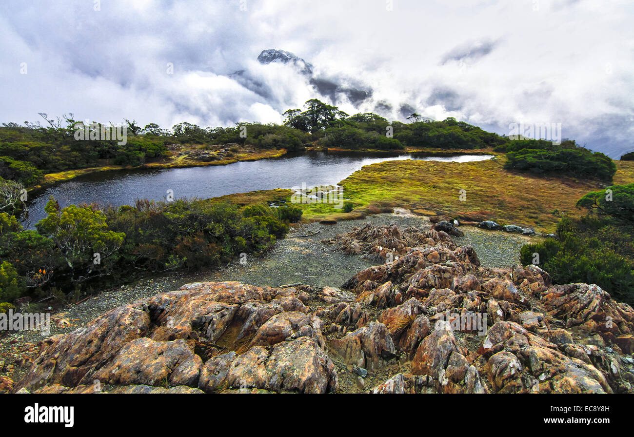 Key Summit, Fiordland, New Zealand Stock Photo - Alamy