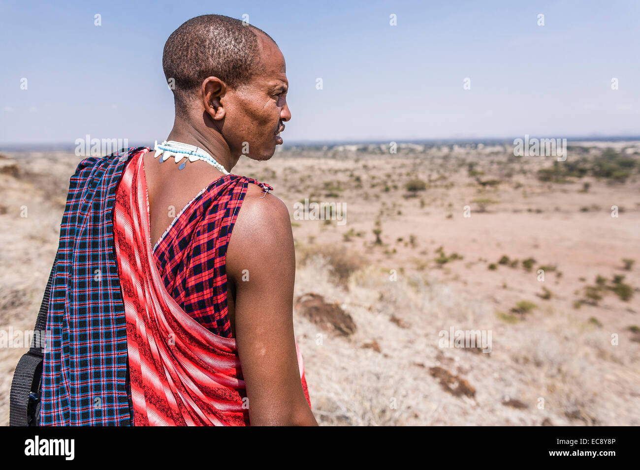 Maasai man standing outdoors hi-res stock photography and images - Alamy