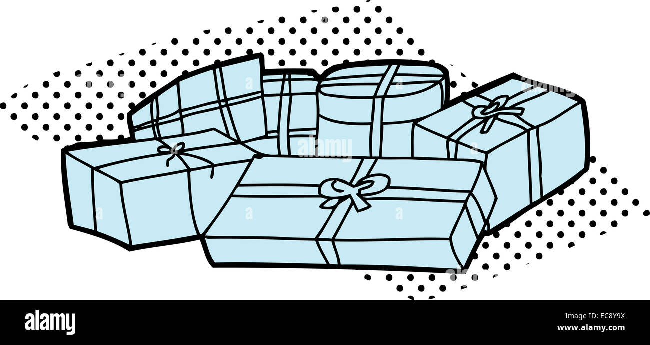 Hand drawn cartoon group Cut Out Stock Images & Pictures - Alamy