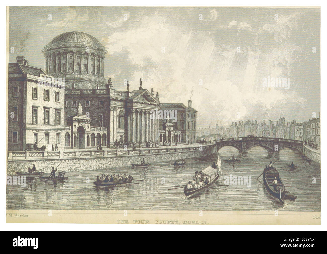 Four courts dublin drawing hi-res stock photography and images - Alamy