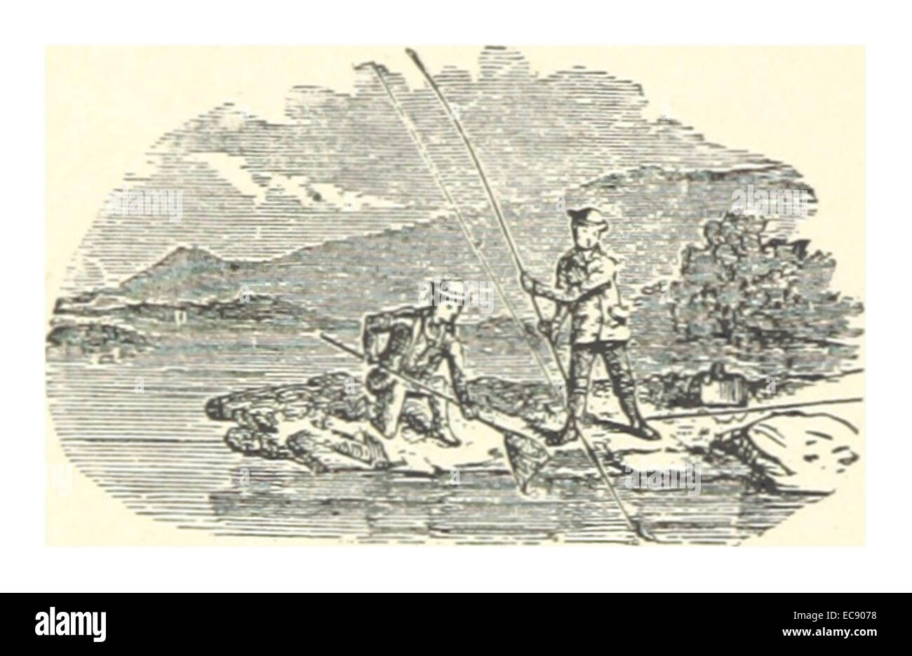 Serene scene captures Cut Out Stock Images & Pictures - Alamy