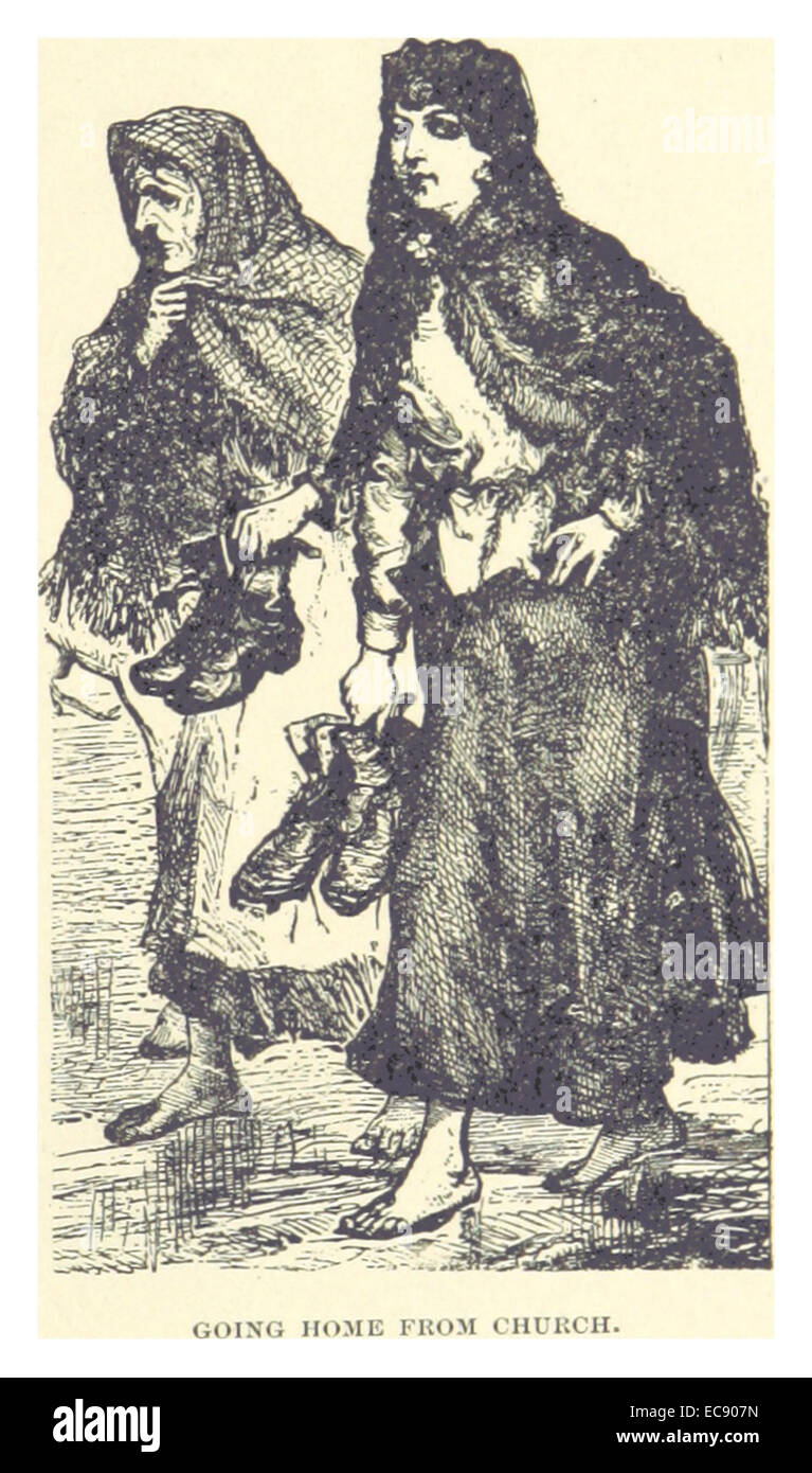 FRENCH(1891) p097 GOING HOME FROM CHURCH Stock Photo - Alamy