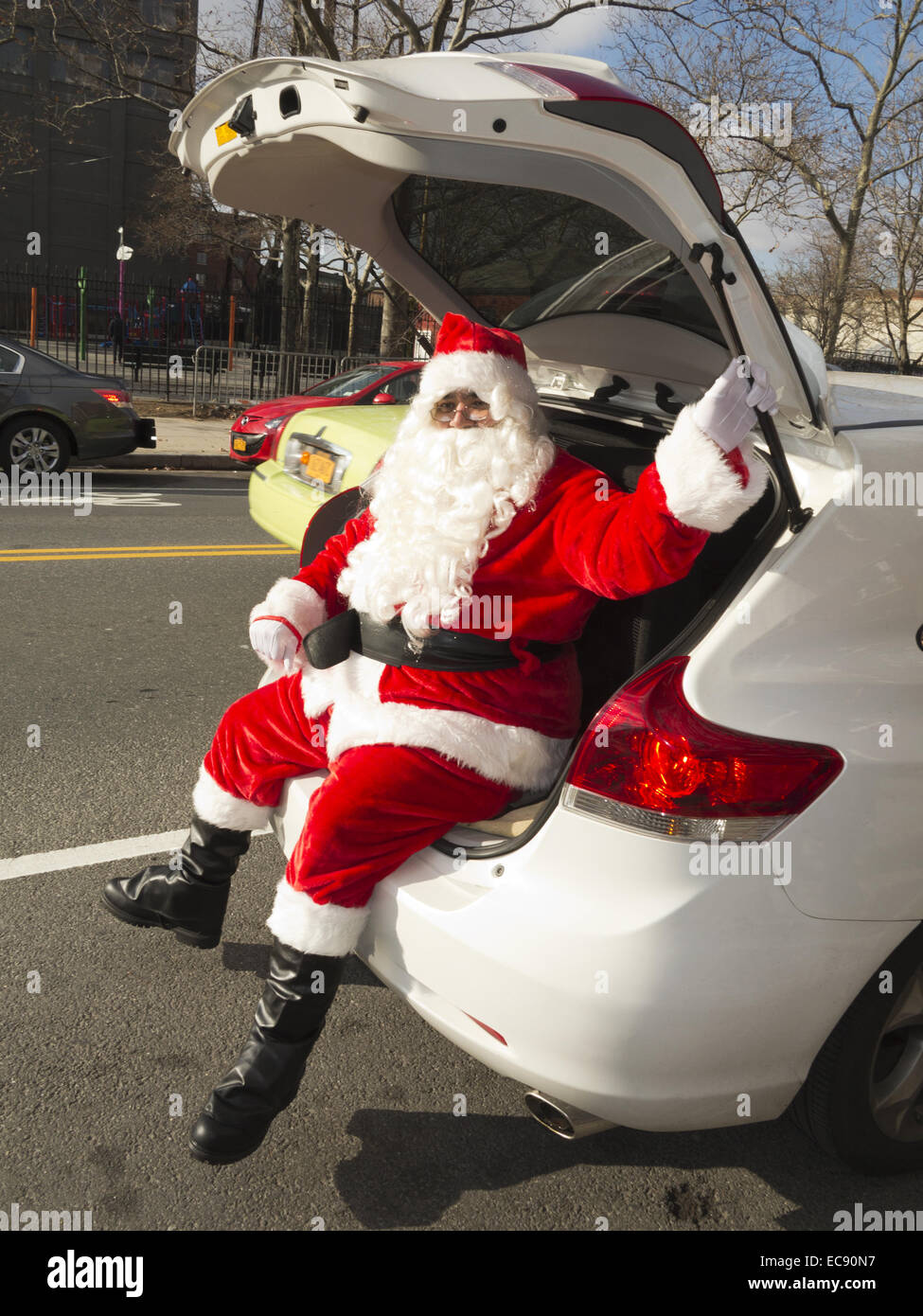 Santa trunk hi-res stock photography and images - Alamy