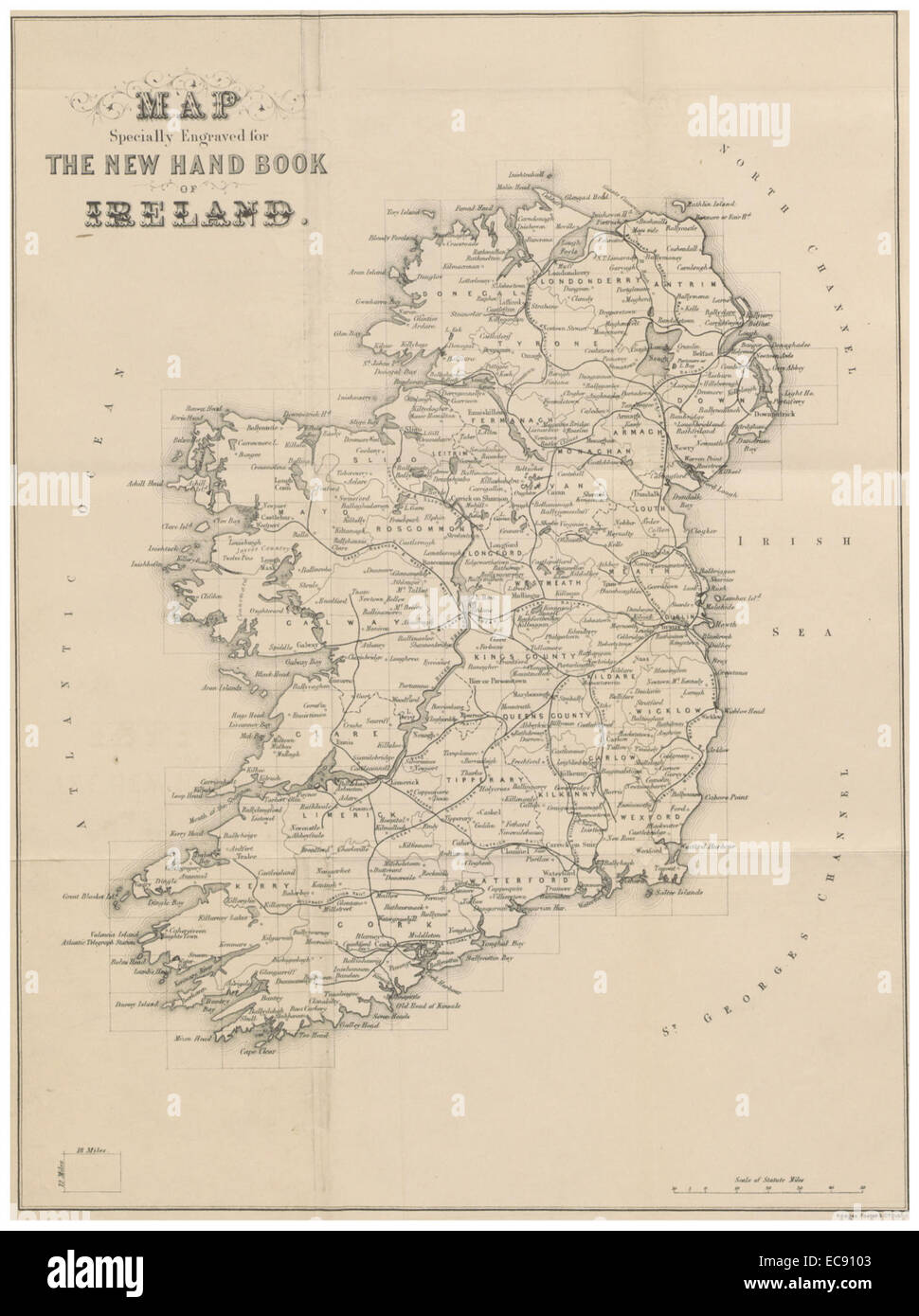 Map ireland ancient hi-res stock photography and images - Alamy