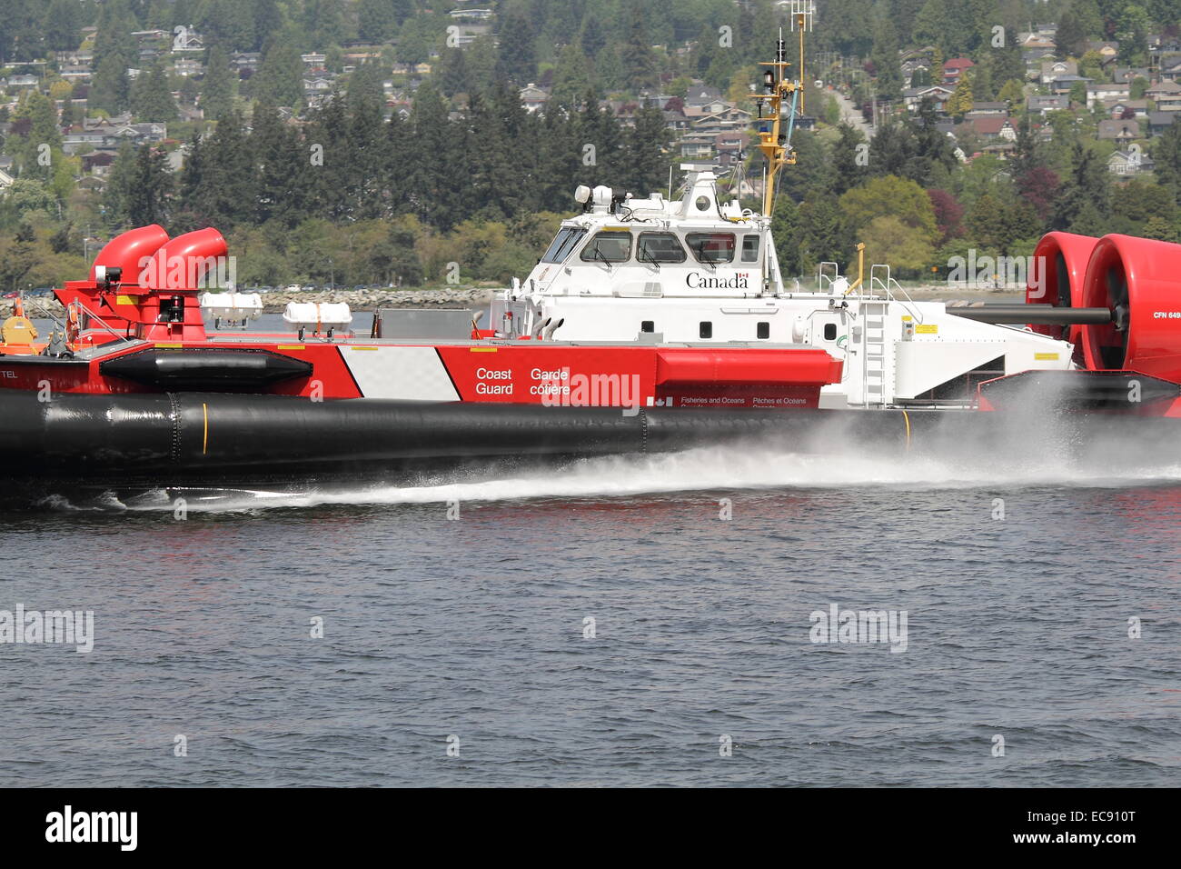 Canadian Coast Guard Hovercraft Stock Photo - Alamy