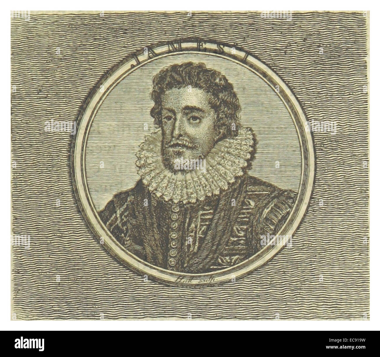 Goldsmith’s 1800 work features a historical illustration of King James ...