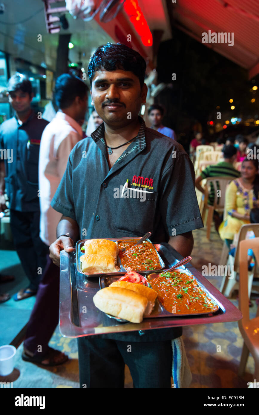 Pav Bhaji is one of Mumbai's most popular street food Stock Photo - Alamy
