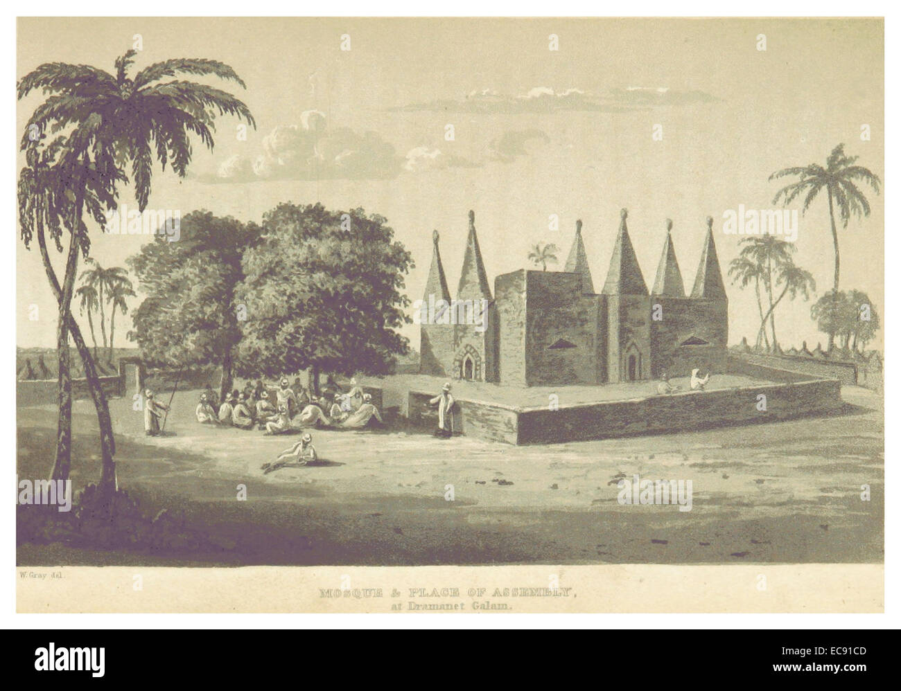 This 1825 illustration by Gray depicts the Kingdom of Galam, with the ...