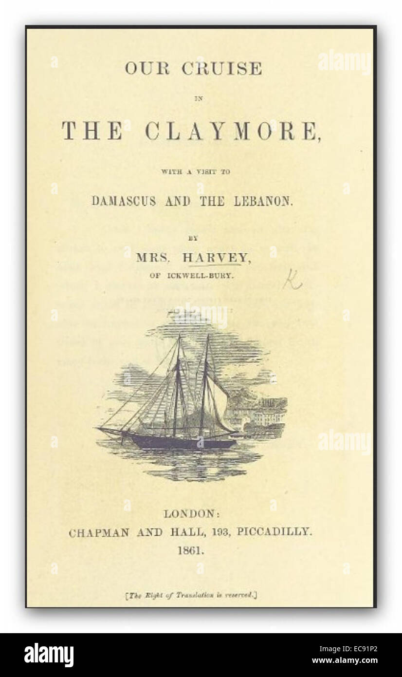 Harvey’s 1861 account, 'Our Cruise in the Claymore,' chronicles a sea ...