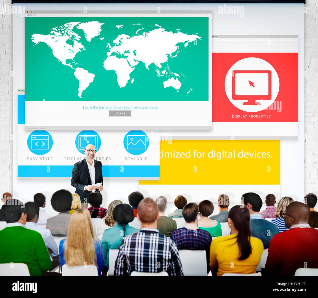 Seminar concept world map hi-res stock photography and images - Alamy