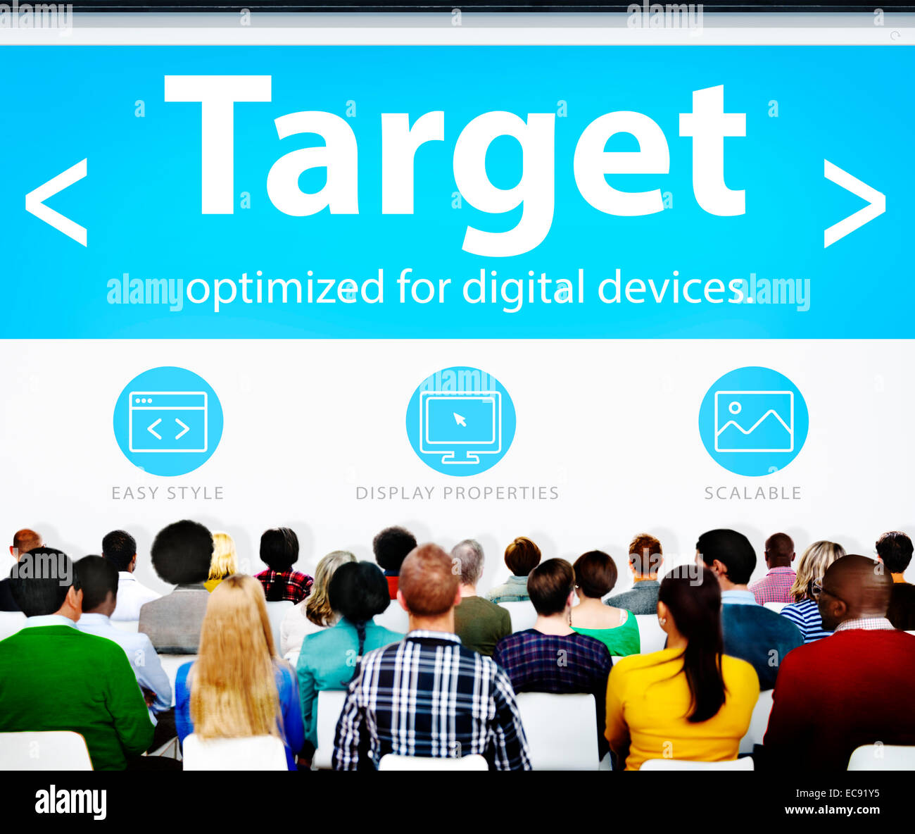 Target Market Business Meeting Seminar Conference Learning Concept ...