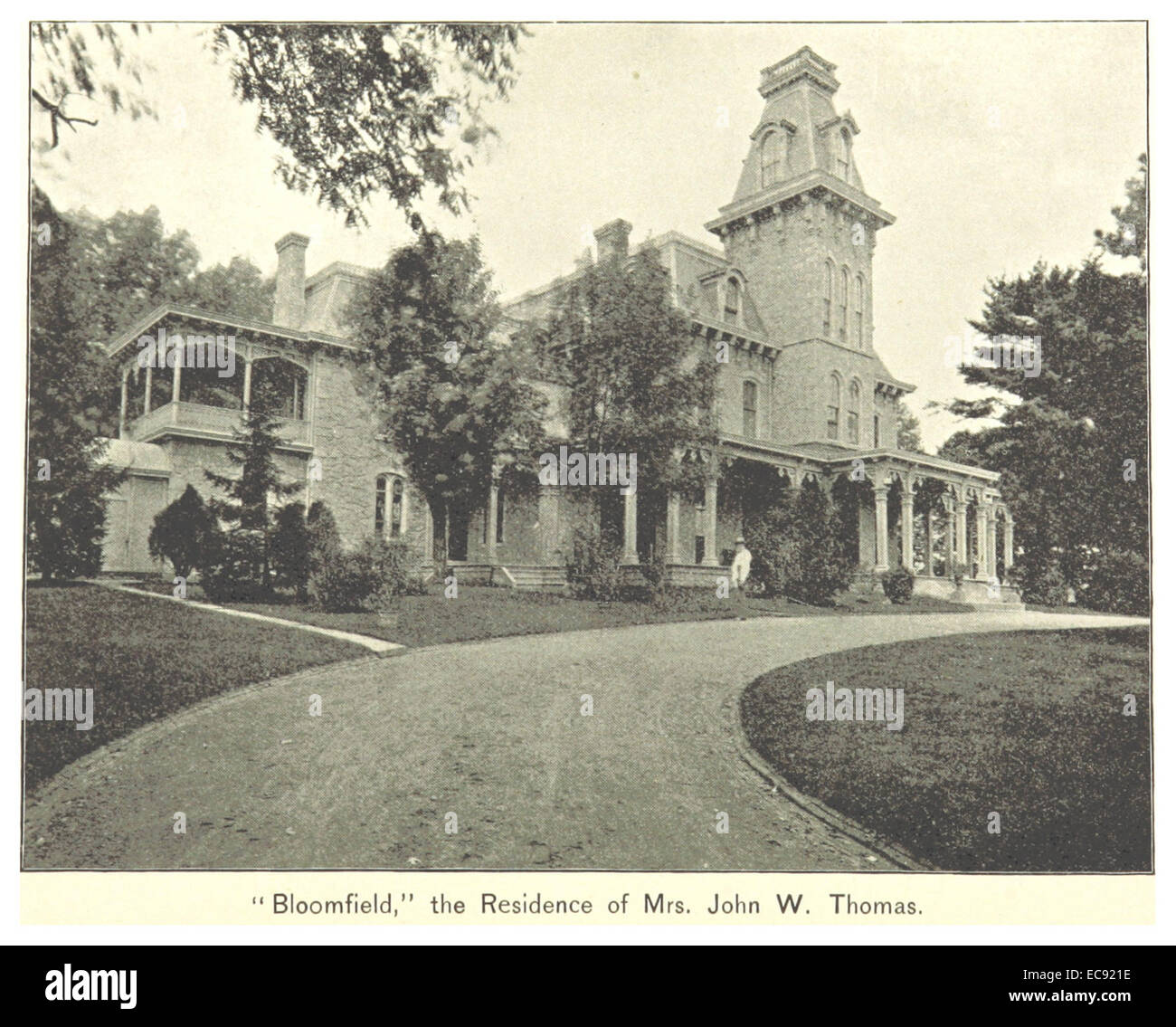 This 1892 illustration by Hotchkin depicts Mrs. John W. Thomas’s ...