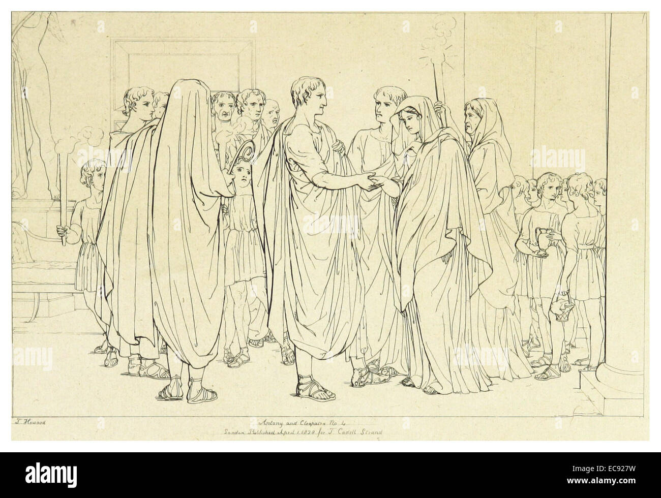 HOWARD(1828-33) Shakspeare, Antony and Cleopatra, vol4, p209 Stock ...