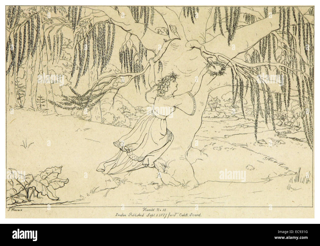 HOWARD(1828-33) Shakspeare, Hamlet, vol5, p197 Stock Photo - Alamy