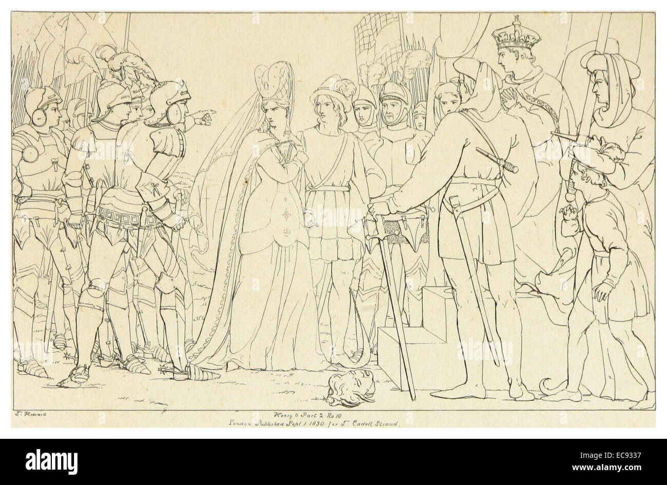An illustration from Howard’s 1828-33 publication of Shakespeare’s ...