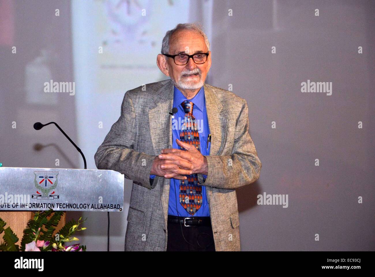 Nobel laureate awardee, Robert Curl during the 7th science conclave at ...