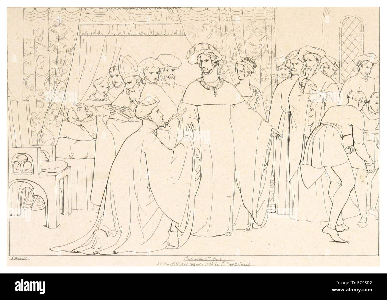 This 1828-33 illustration by Howard portrays a scene from Shakespeare's ...