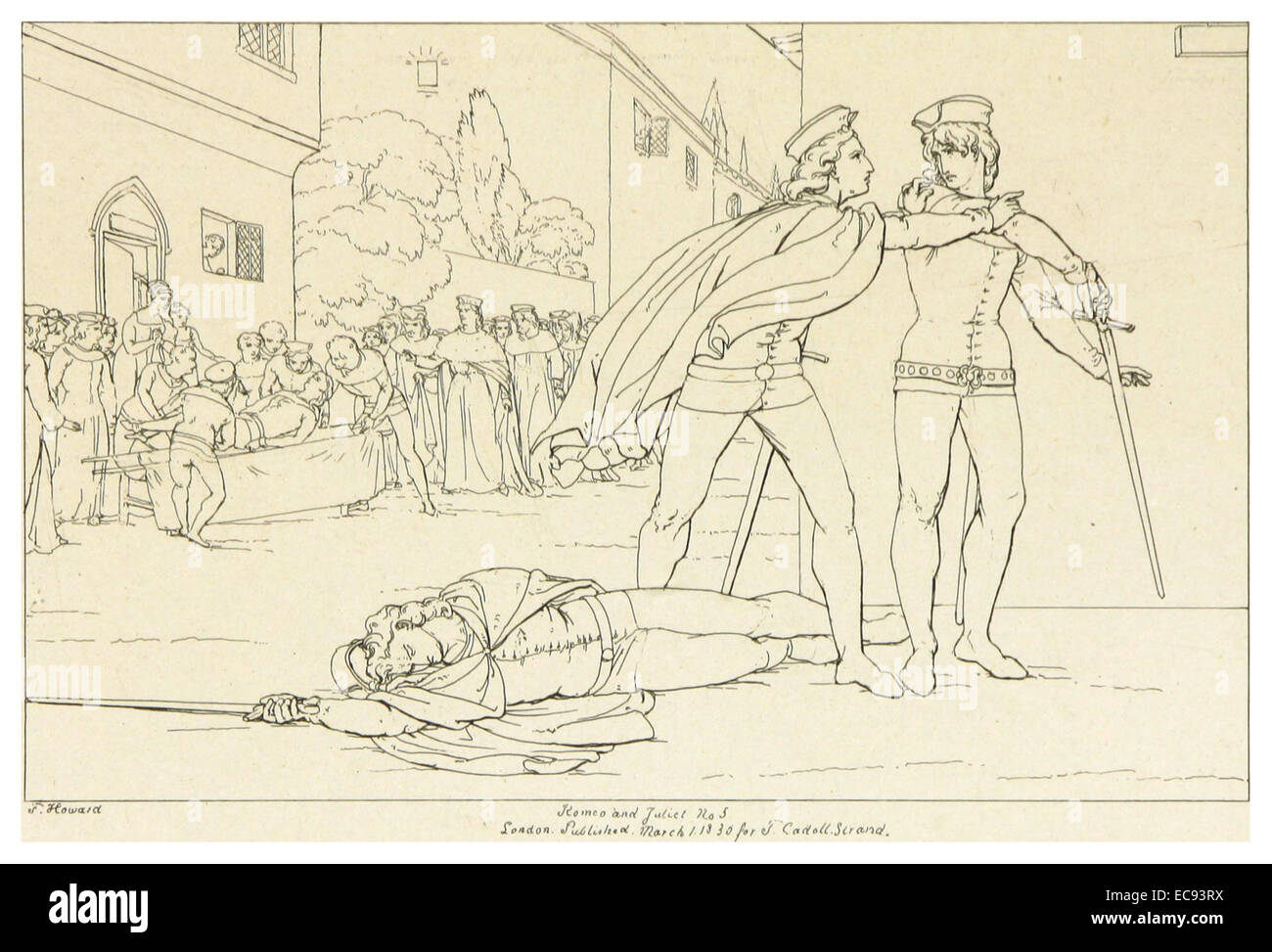 This 1828-33 illustration by Howard from Shakespeare’s Romeo and Juliet ...