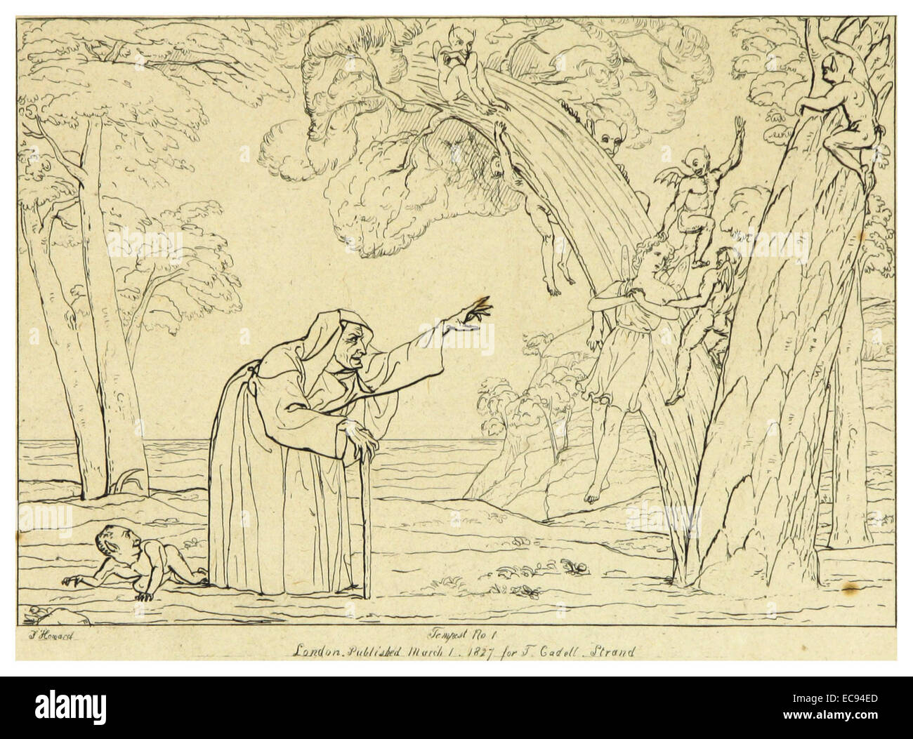 This 1828-33 edition of Shakespeare's *The Tempest*, illustrated by ...