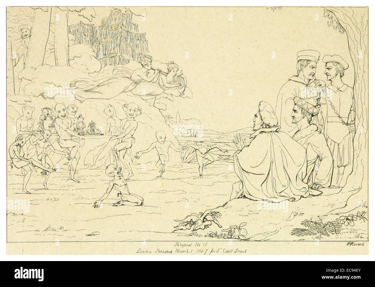 This 1828-33 illustration by Howard is from Shakespeare's 'The Tempest ...