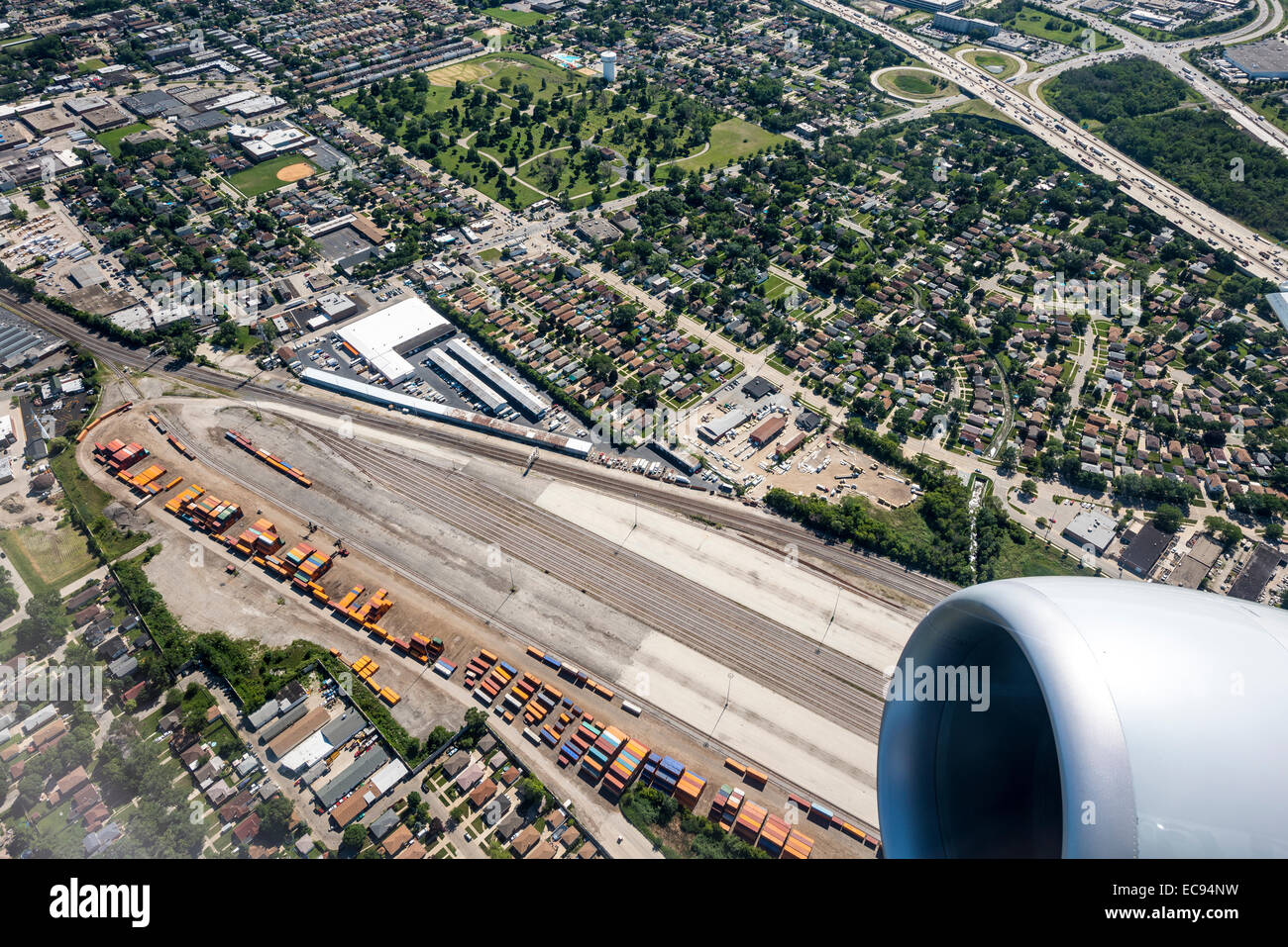 Chicago Aerial View Stock Photos & Chicago Aerial View Stock Images - Alamy