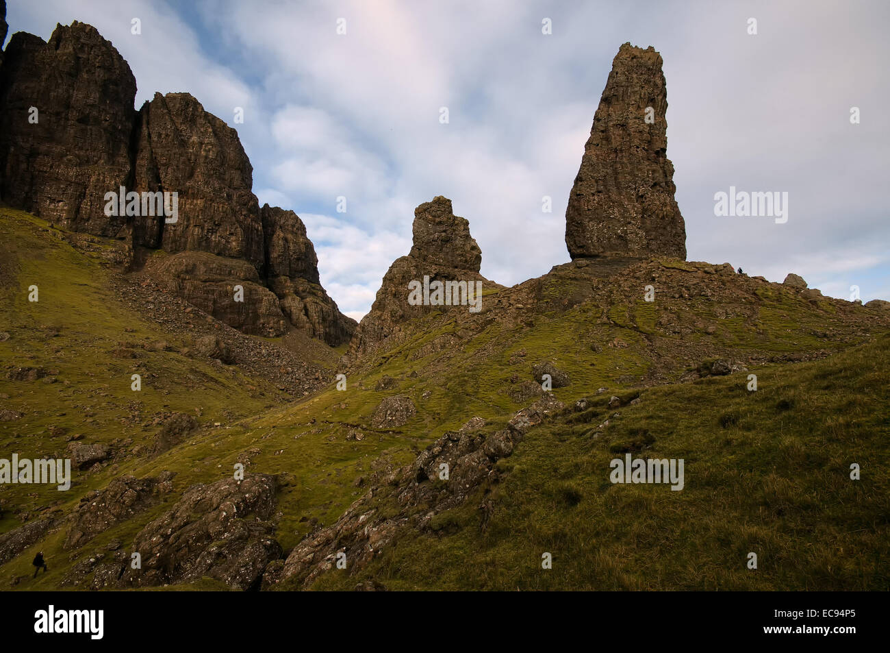 The Old Man of Storr in the Trotternish mountain range on the Isle of ...