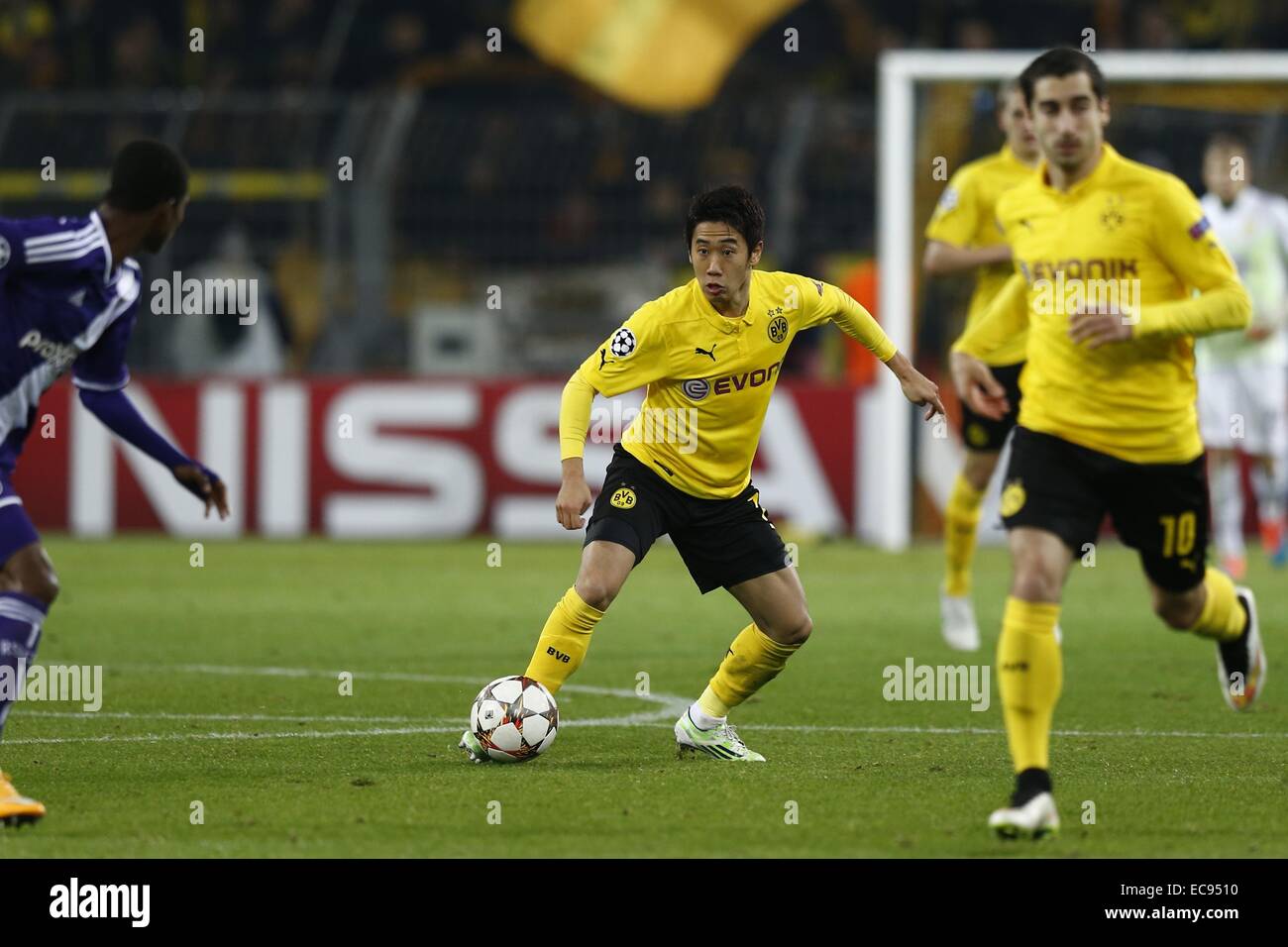 Dortmund, Germany. 9th Dec, 2014. Shinji Kagawa (Dortmund) Football ...