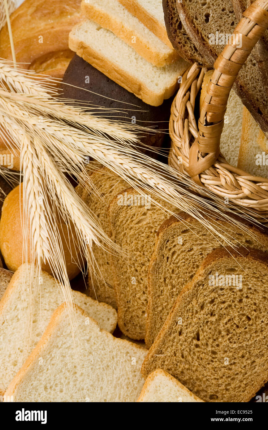 set of bakery products on table Stock Photo - Alamy