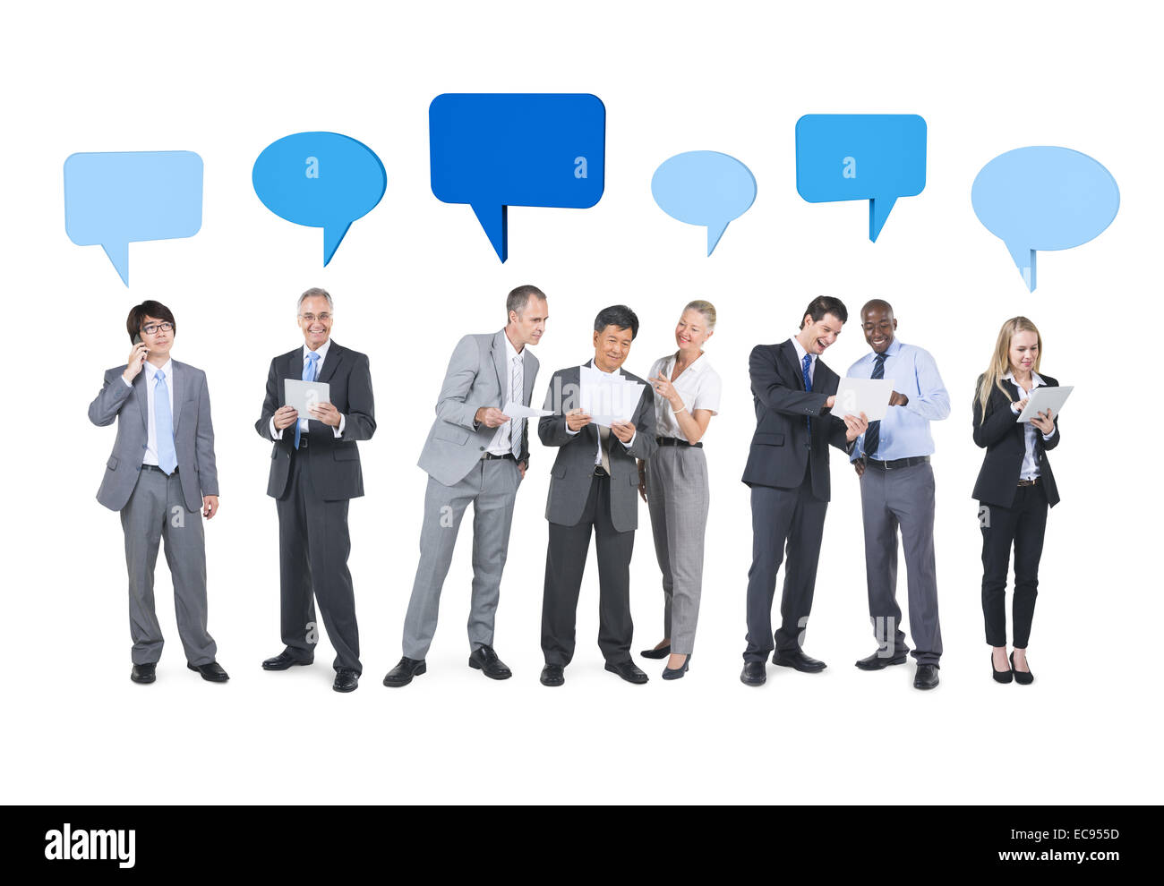 Business people group chat bubble hi-res stock photography and images ...