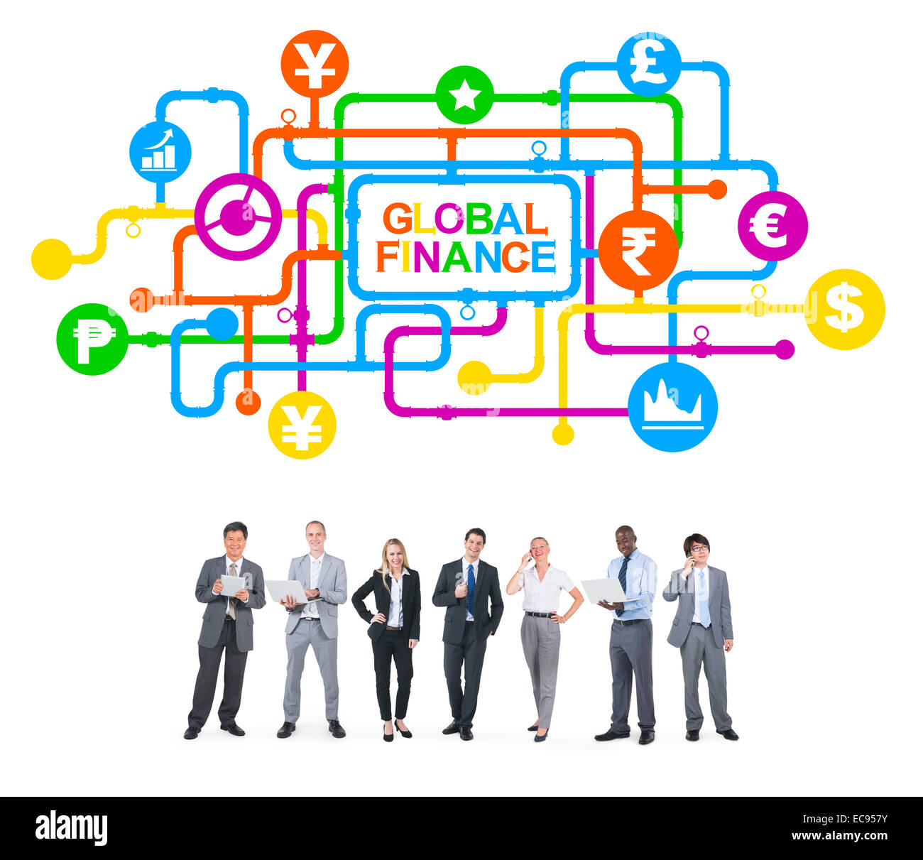 Finance business Cut Out Stock Images & Pictures - Alamy