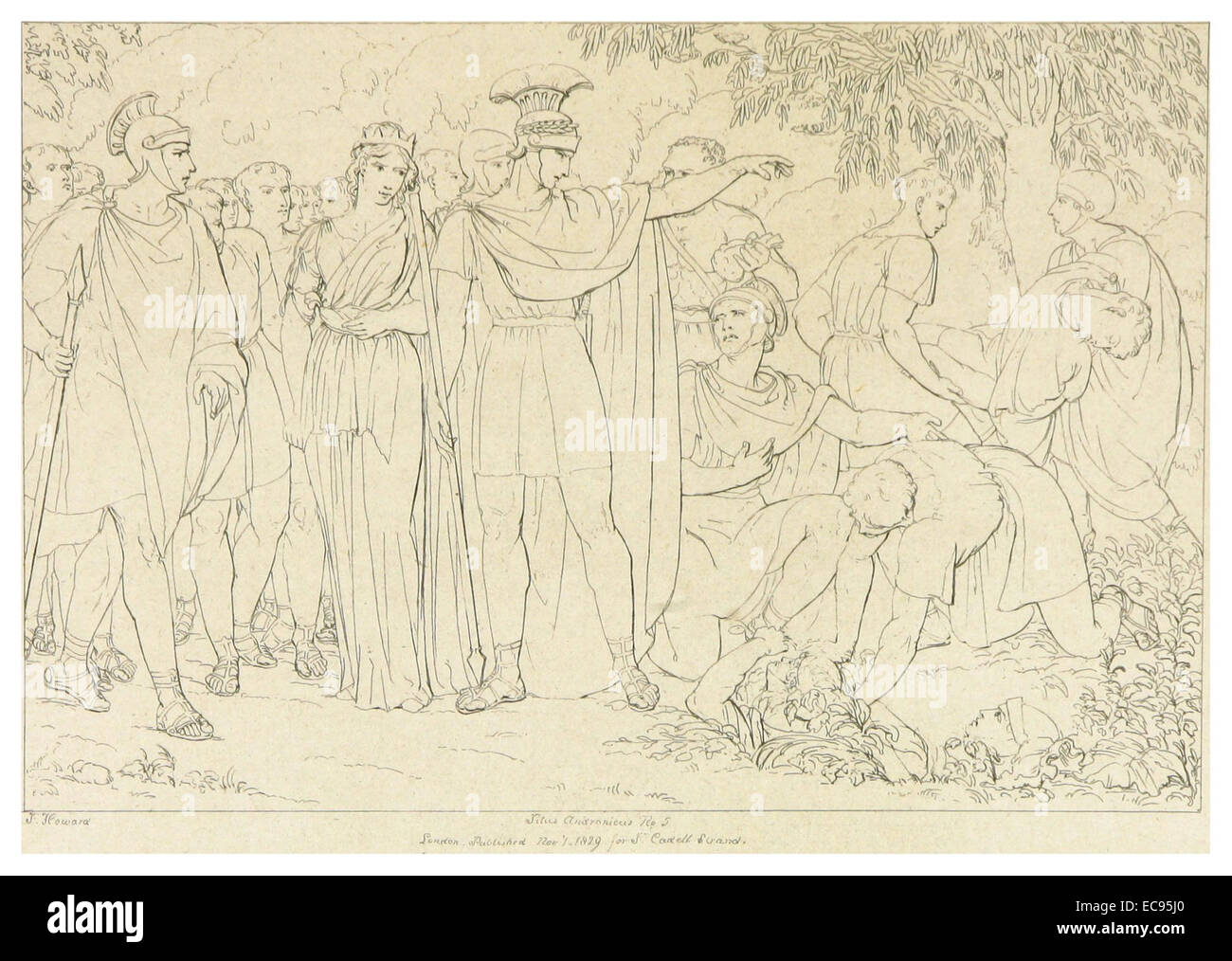 HOWARD(1828-33) Shakspeare, Titus Andronicus, vol5, p263 Stock Photo ...
