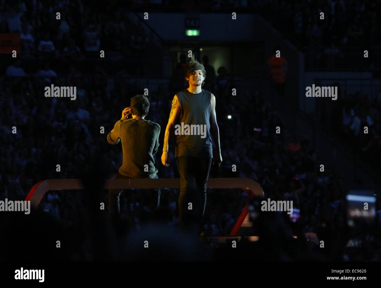 One Direction play their second night at Wembley Arena Featuring: Louis ...