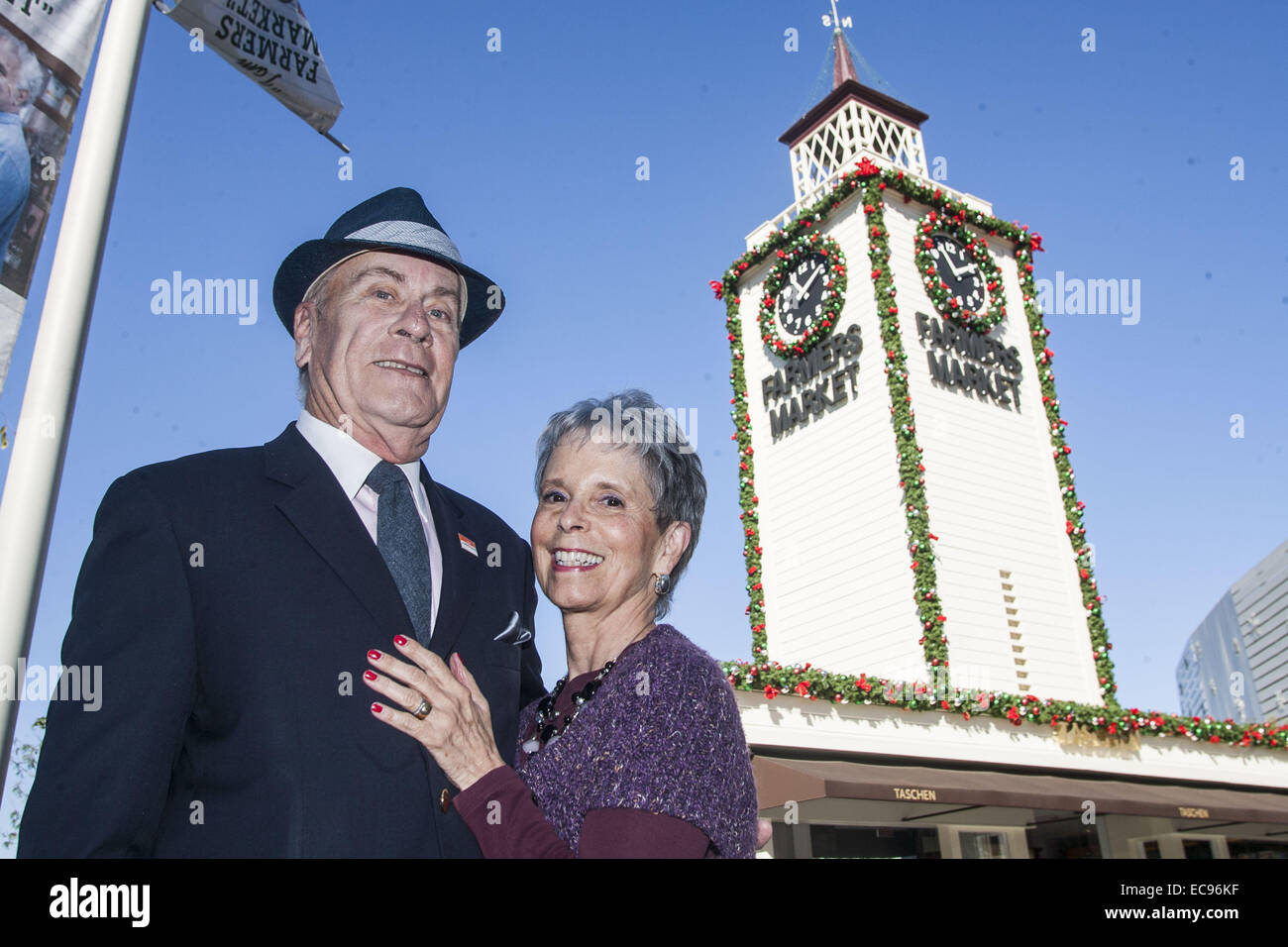 Los Angeles, California, USA. 25th Nov, 2014. David Hamlin, left, and Sydney Weisman are the ...
