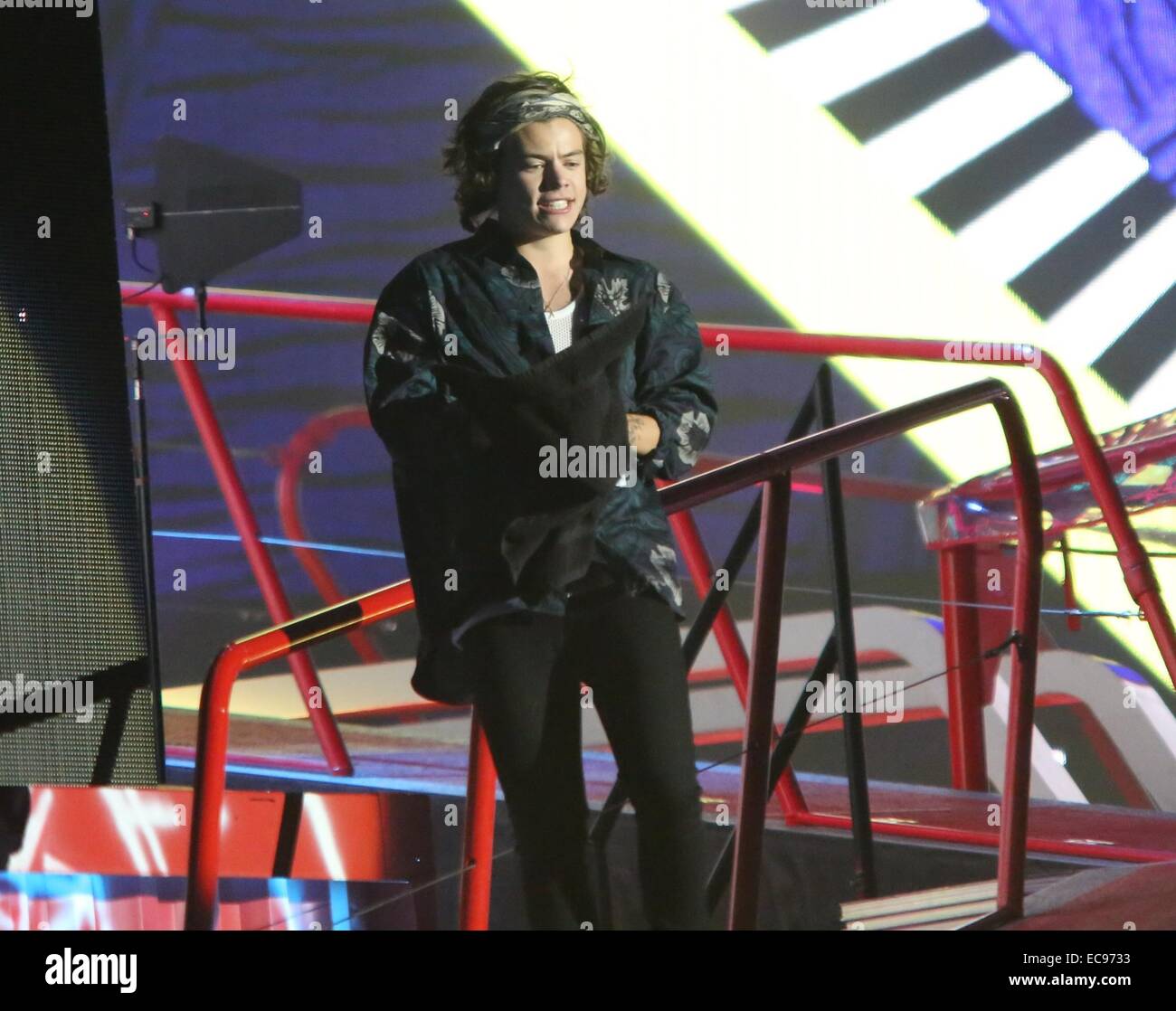 One Direction play their second night at Wembley Arena Featuring: Harry ...