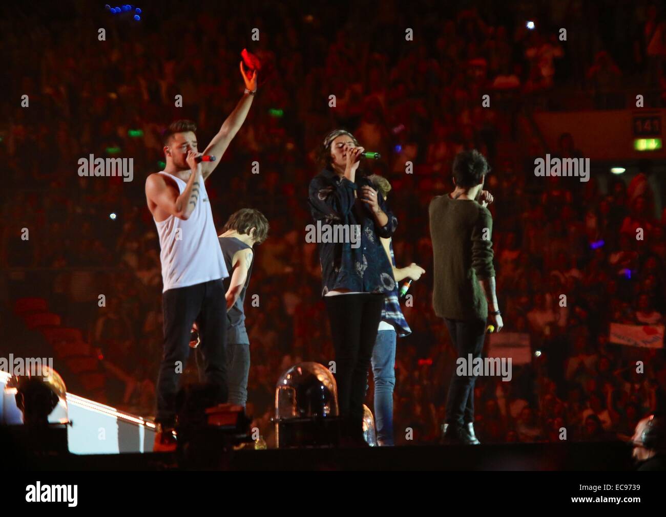 One Direction play their second night at Wembley Arena Featuring: One ...